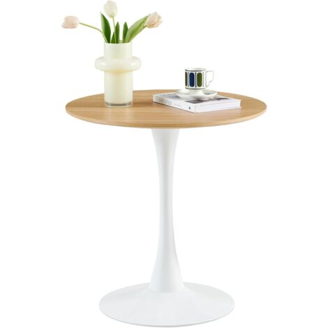 H.J WeDoo Table Ronde Moderne de Salle à Manger - Diamètre 70 cm pour ...