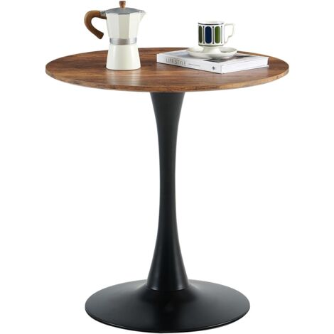 H.J WeDoo Table Ronde Moderne de Salle à Manger - Diamètre 70 cm pour ...