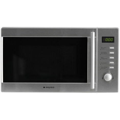 Microondas Inox 20L 700W 1000W ASPES AMW120GXD Inox
