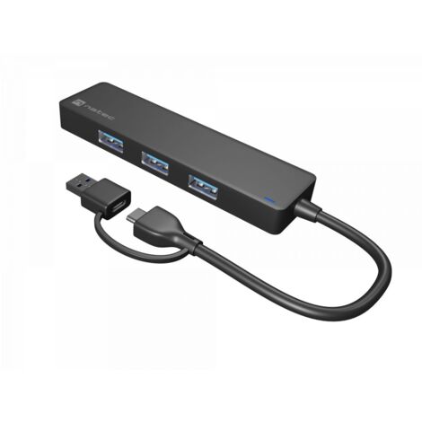 HUB Switch Natec CN48415073 Negro