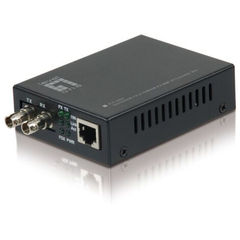 HUB Switch puertos Fast Ethernet RJ45 LEVELONE LO FVT-2002 1 RJ45