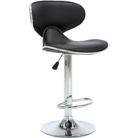 Maison Exclusive Barhocker 2 Stk. Schwarz Kunstleder