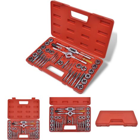 40-tlg. Gewindebohrer und Schneideisen Set - Handwerkzeug-Sets