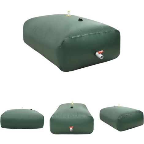 The Living Store Wassertank mit Wasserhahn Faltbar 5000 L PVC ...