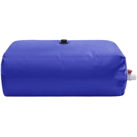 The Living Store Wassertank mit Wasserhahn Faltbar 500 L PVC ...