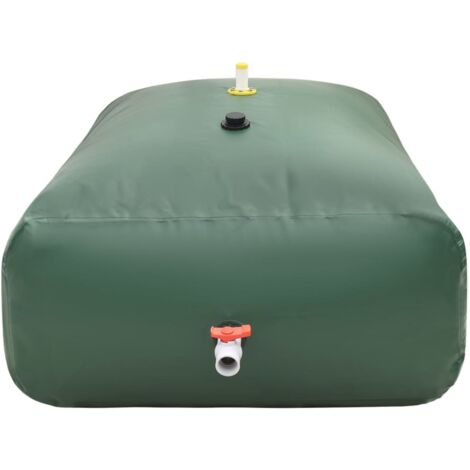The Living Store Wassertank mit Wasserhahn Faltbar 2100 L PVC ...