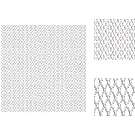 Zaunfelder - Living Gittermatte Streckmetall Edelstahl 50×50 cm 45×20×4 mm