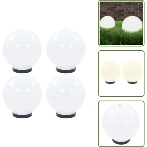 LED-Gartenleuchten 4 Stk. Kugelförmig 20 cm PMMA - LED Gartenleuchte ...