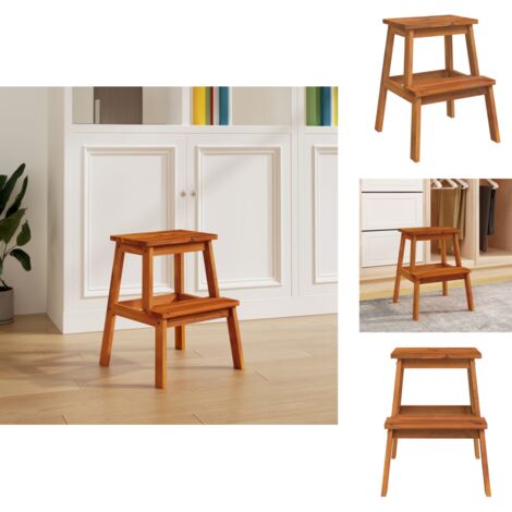 Klappstühle & Hocker - Living Tritthocker mit 2 Stufen 40x38x50 cm ...