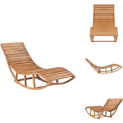 Schaukelliege Massivholz Teak - Schaukelliege - Gartenliege ...