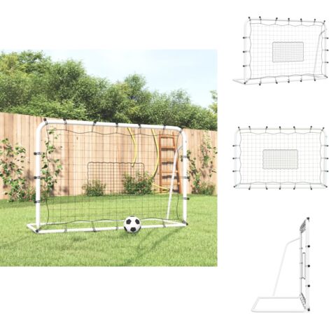 Fußball-Tore & -Netze - Living Fußball-Rebounder Weiß & Schwarz ...