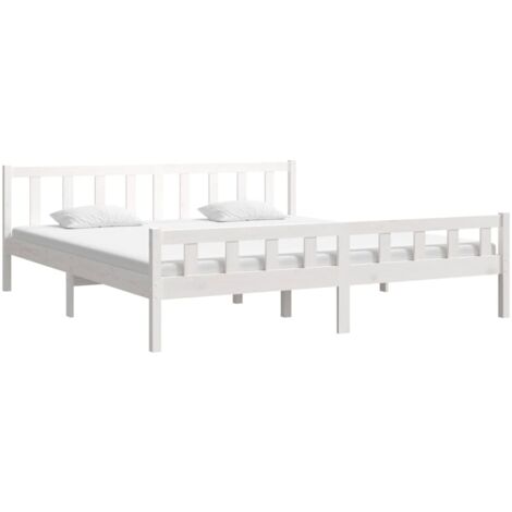 Holzbett 180x200 Weiss