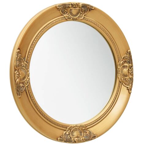 Wandspiegel im Barock-Stil 50 cm Golden - Barockspiegel - Wandspiegel ...