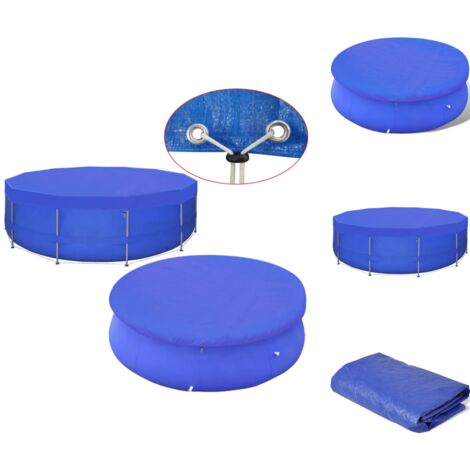 Poolabdeckungen & -unterlagen - Living Poolabdeckung PE Rund 460 cm 90 g/m²