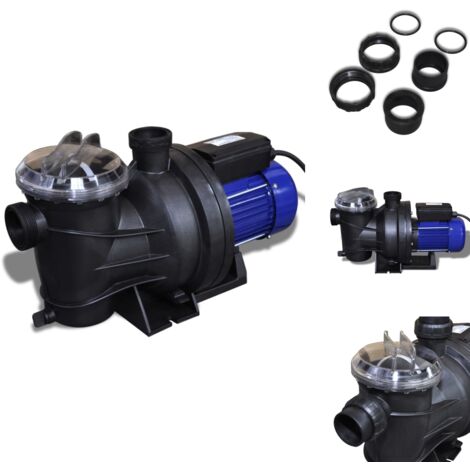 Pool- & Whirlpool-Filter - Schwimmbadpumpe Umwälzpumpe Poolpumpe Pumpe elektronik blau 800W