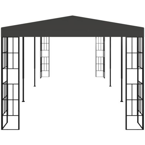 Pavillon 3x6 m Anthrazit - Gartenzauber - Pavillon - Outdoorparty ...