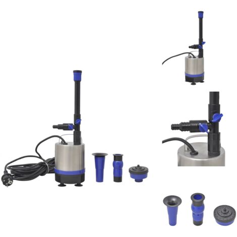 Springbrunnenpumpe 50 W 1750 L/h - Teichpumpe - Brunnenpumpe ...