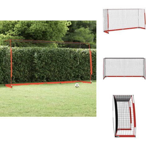 Fußball-Tore & -Netze - Living Fußballtor 366,5x91x183 cm Stahl