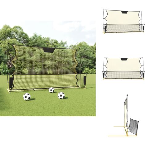 Fußball-Tore & -Netze - Living Fußball-Rebounder Schwarz und Gelb ...