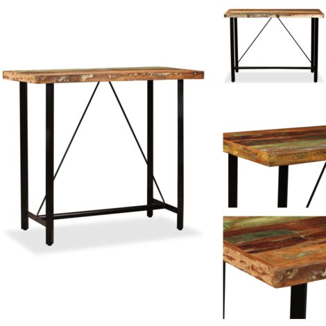 Bartisch Altholz Massiv 120x60x107 cm - Esstisch - Holzmöbel ...