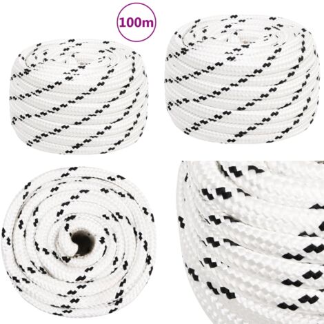 Arbeitsseil Weiß 18 mm 100 m Polyester - Arbeitseil - Polyester Seil ...