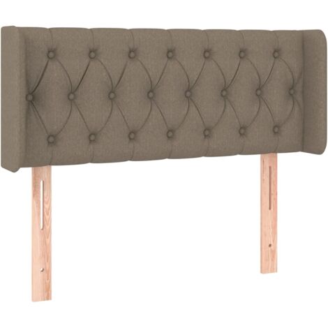 LED Kopfteil Taupe 93x16x78/88 cm Stoff - LED Kopfteil - Bett-Kopfteil ...
