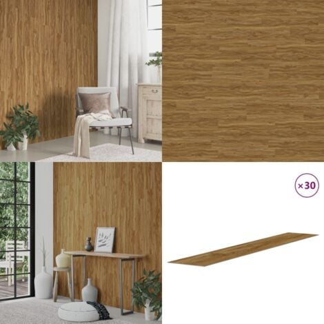 Wandpaneele Holzoptik Braun PVC 4,12 m² - Wandpaneele - PVC Wandpaneele ...