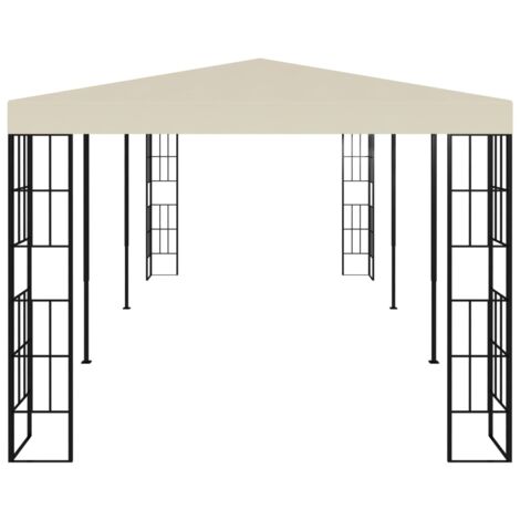 Pavillon 3x6 m Creme - Pavillon - Gartenpavillon - Sonnensegel ...