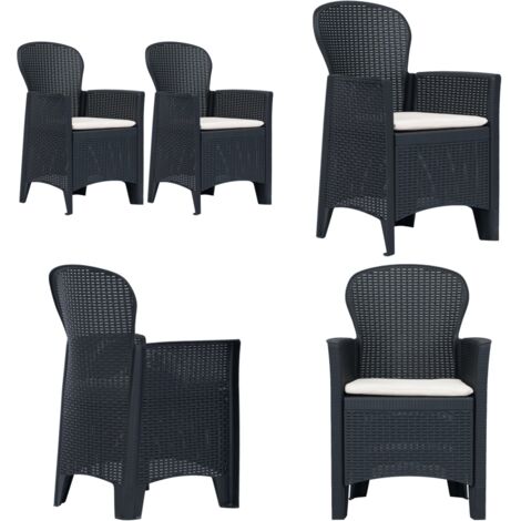 Kunststoff Rattan Sessel