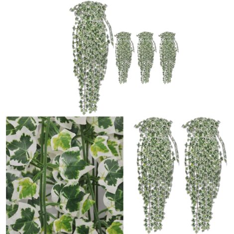 Künstliche Efeuranken 4 Stk. Mehrfarbig 90 cm - Künstliche Pflanze ...