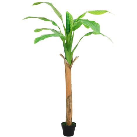 Künstlicher Bananenbaum mit Topf 180 cm Grün - Künstlicher Bananenbaum ...