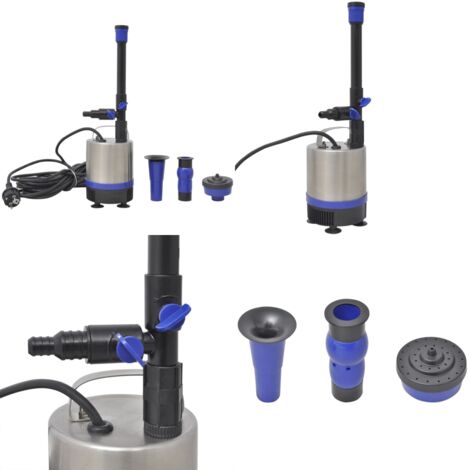 Springbrunnenpumpe 50 W 1750 L/h - Teichpumpe - Brunnenpumpe ...