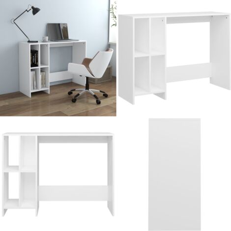 Computertisch Weiß 102,5x35x75 cm Holzwerkstoff - Computertisch ...