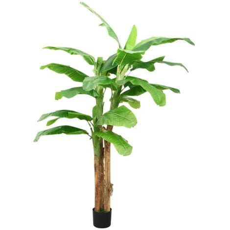 Künstlicher Bananenbaum mit Topf 300 cm Grün - Kunstoffblume ...