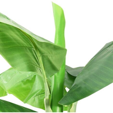 Künstlicher Bananenbaum mit Topf 300 cm Grün - Kunstoffblume ...