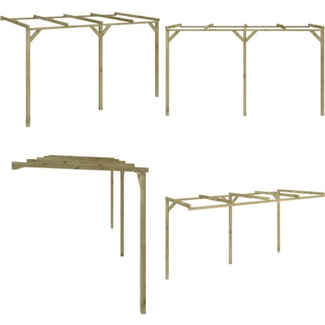 Terrassen-Pergola 2x4x2,2 m Holz - Pergola - Pergolas - Home & Living