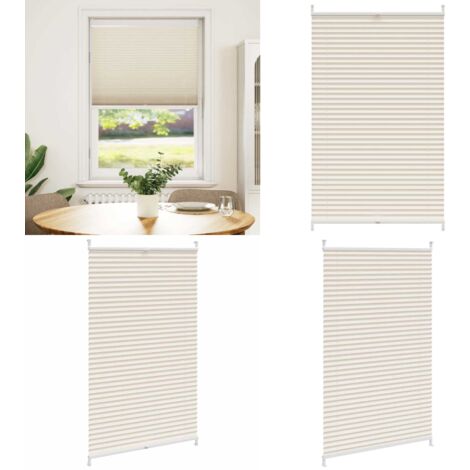 Plissee Faltrollo Rollo Plisseerollo 80x100cm Creme - Sonnen- Und ...