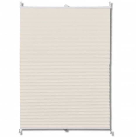 Plissee Faltrollo Rollo Plisseerollo 110x200cm Creme - Sonnenblende ...