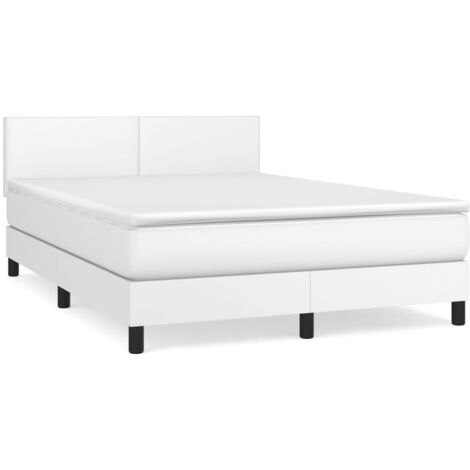 Weisses Bett 140x200
