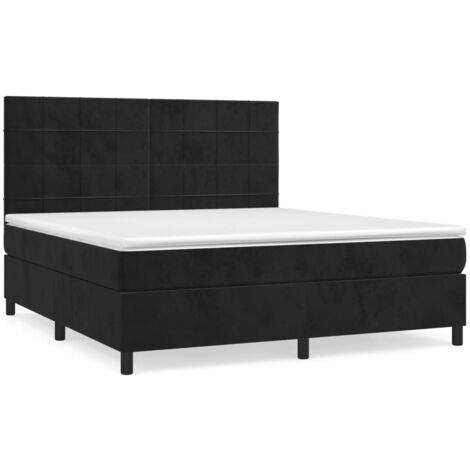Boxspringbett 160x200 Schwarz
