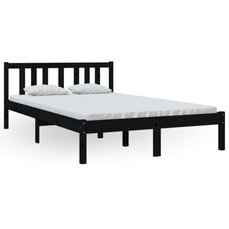 Bett 120x200 Schwarz