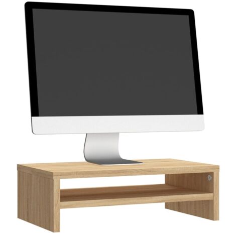 Monitorständer Sonoma-Eiche 42x24x13 cm Holzwerkstoff - Monitorständer ...