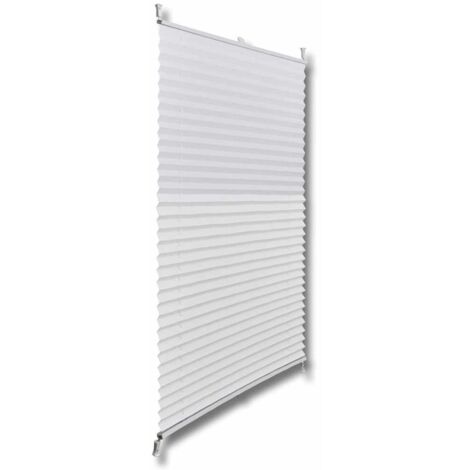 Plissee Faltrollo Rollo Plisseerollo 110x100cm Weiß - Sonnen- Und ...