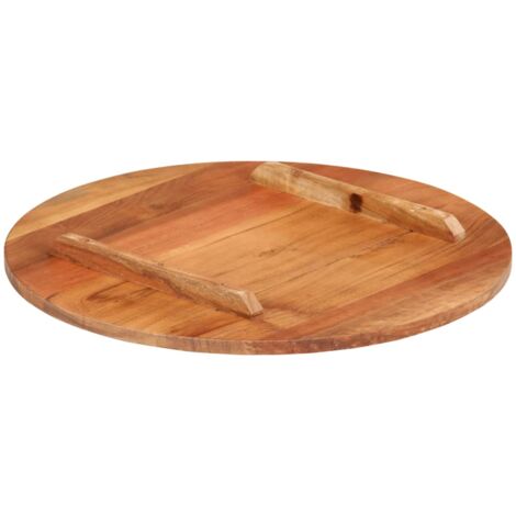 Tischplatte Massivholz Palisander Rund 15-16 mm 40 cm - Tischplatte ...
