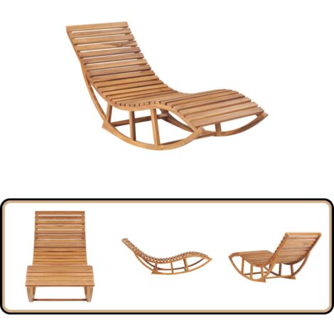 Schaukelliege Massivholz Teak - Schaukelliege - Gartenliege ...