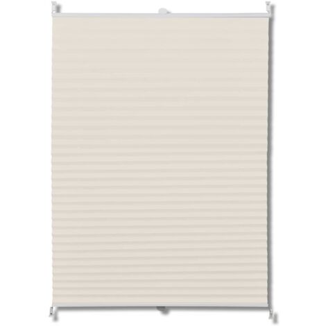 Plissee Faltrollo Rollo Plisseerollo 100x150cm Creme - Sonnen- Und ...