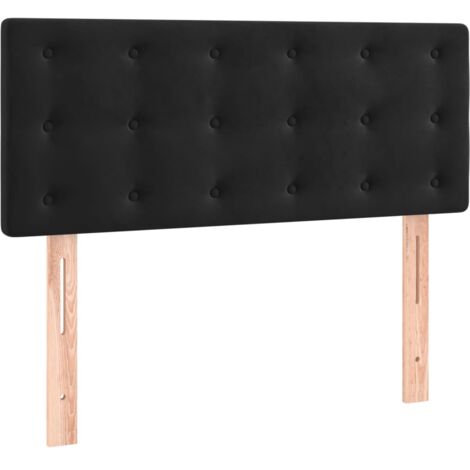 Kopfteil Schwarz 90x5x78/88 cm Samt - Samt Kopfteil - Schwarzes ...
