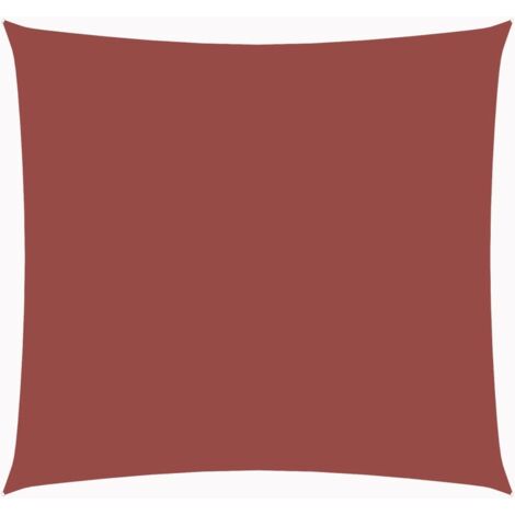 Sonnensegel Oxford-Gewebe Quadratisch 3x3 m Terrakotta-Rot ...
