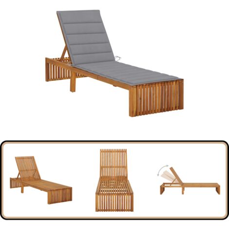 Schne Gartenliege Holz Mit Auflage Fotos