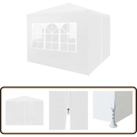 Partyzelt 3x3 m Weiß - Gartenzelt - Partyzelt - Outdoor Zelt - Pavillon ...